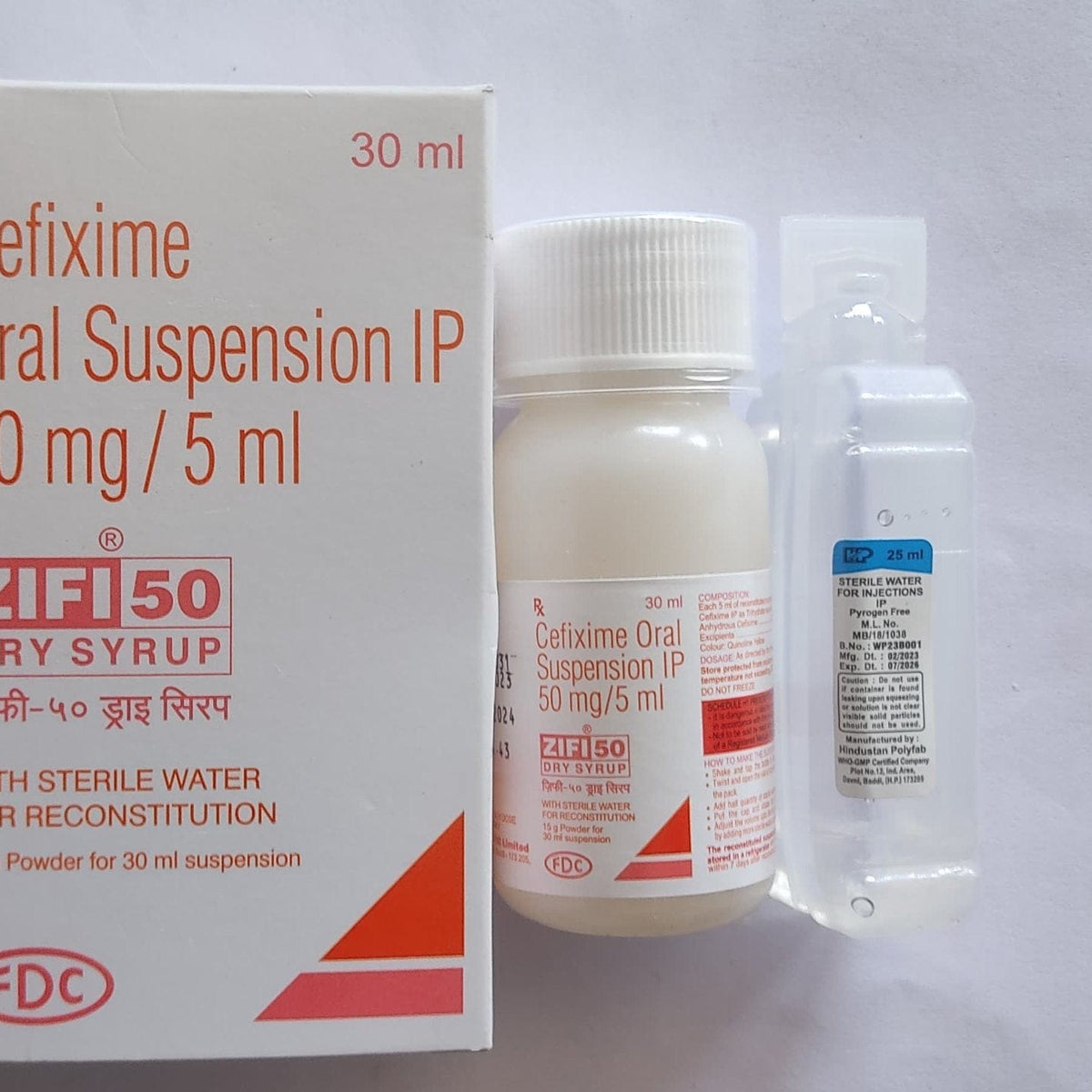 Cefixime Oral Suspension IP 50mg per 5ml – JAN SWASTHYA VITRAN