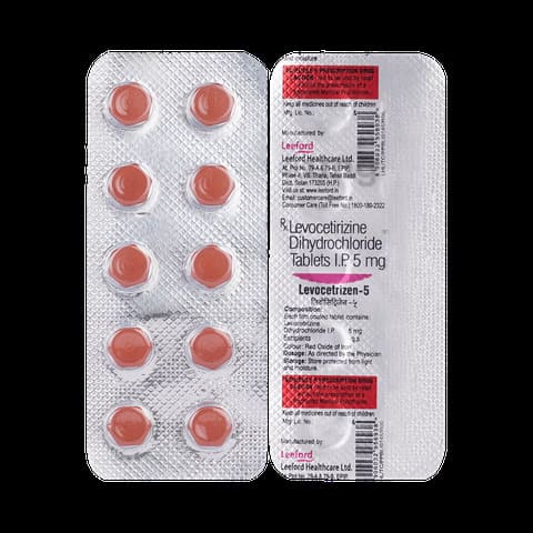 JAN AUSHADHI Levocetrizine Tablets IP 5 mg LEVOCET – JAN SWASTHYA VITRAN