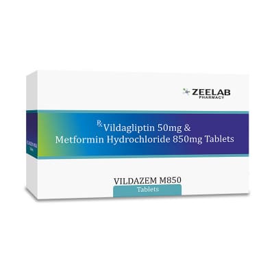 Metformin (850mg) + Vildagliptin (50mg) Tablet – JAN SWASTHYA VITRAN