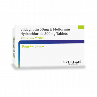 Vildagliptin 50mg and Metformin Hydrochloride 500mg Tablets IP – JAN ...