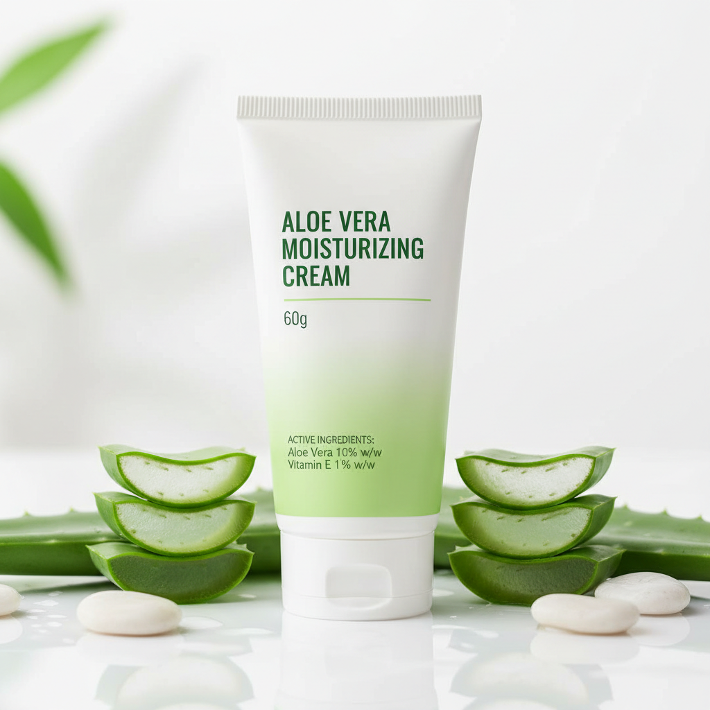Jan Aushadhi Aloe Vera 10% w/w & Vitamin E 1% w/w Moisturising Cream ...