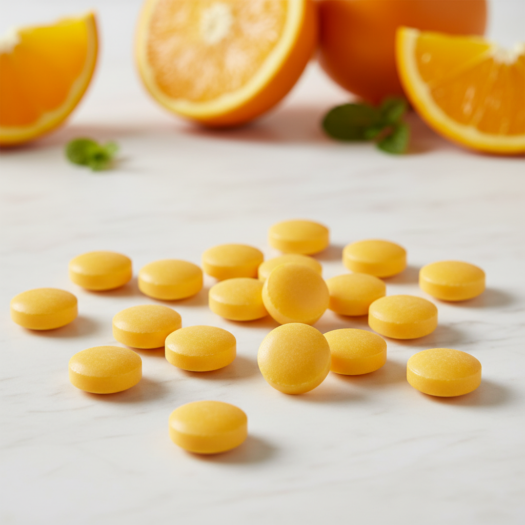 Vitamin C, Vitamin D3 & Zinc Chewable Tablets – JAN SWASTHYA VITRAN